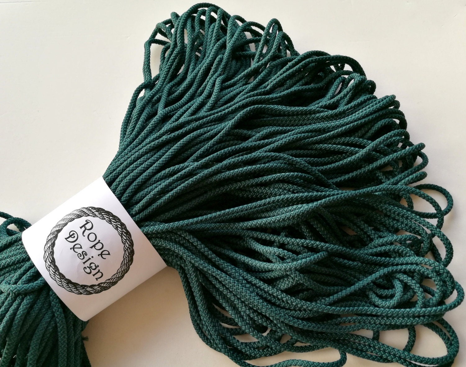Macrame Nylon Cord 4 5 Mm Colored Polyester Rope Soft - Etsy