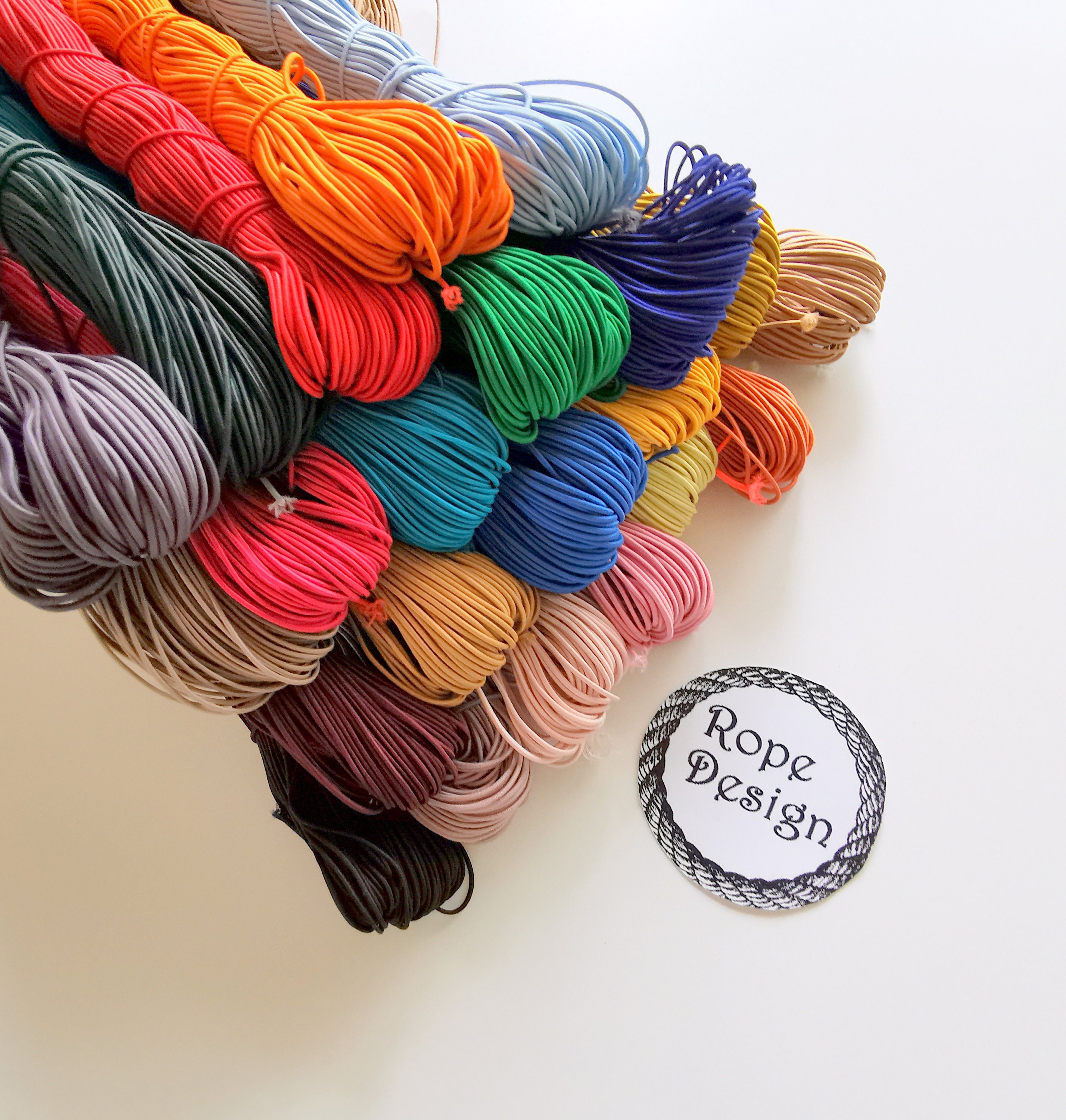 Round Elastic 1 Mm Cord String Jewelry Cord Elastic Cord - Etsy