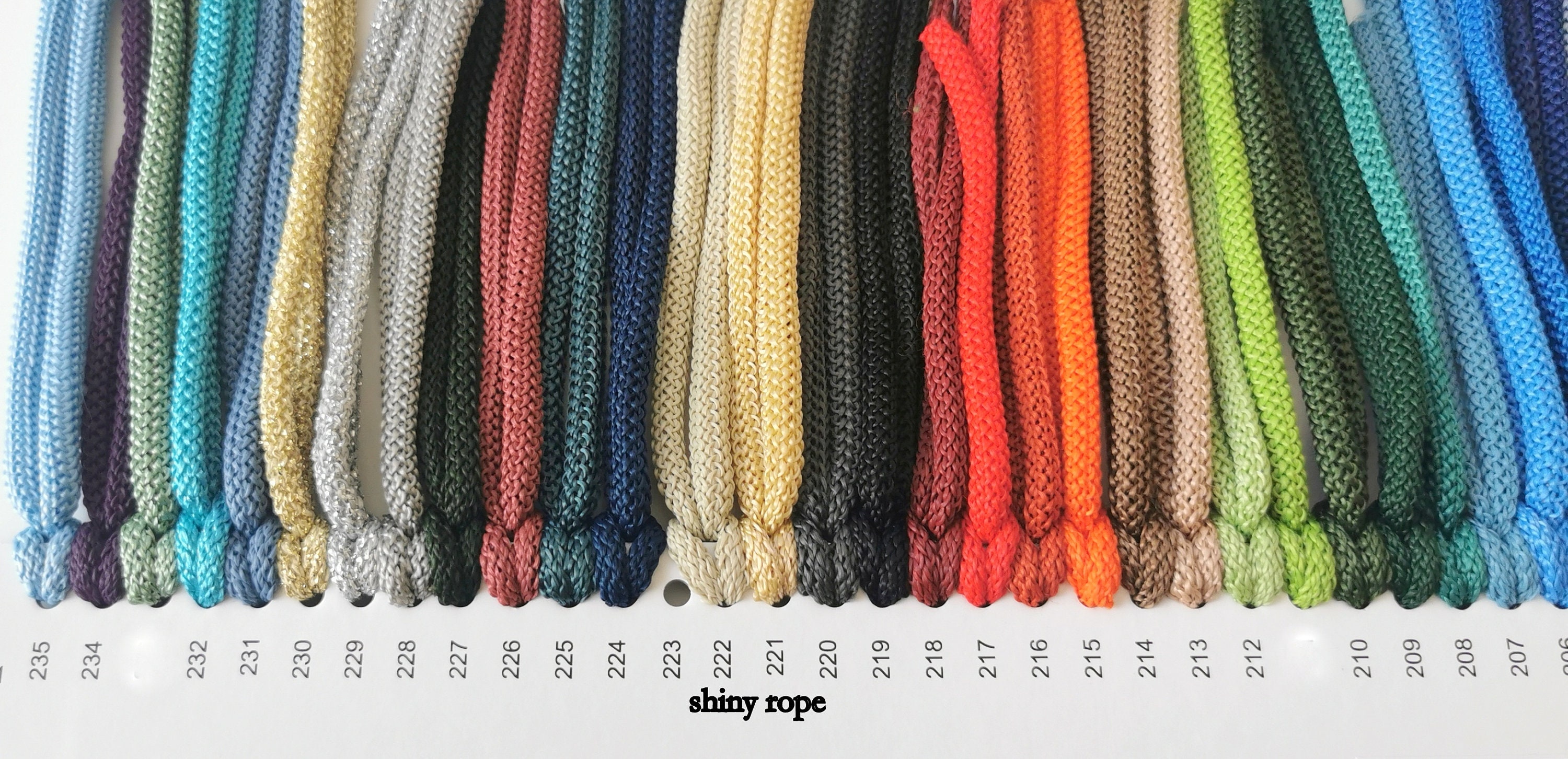 Macrame Shiny Cord 2.5 Mm Polyester Cord Macrame Supplies | Etsy