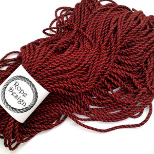 5mm Polyester Rope, Mix Colors, Textile Cord 100 M/109 Y, Nylon Macrame ...