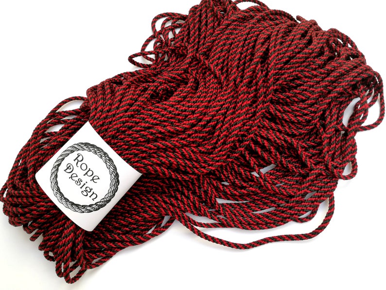 5mm Polyester Rope Mix Colors Textile Cord 100 M/109 Y - Etsy