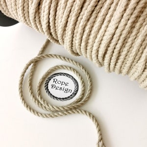 Linen Twine Natural Cord 4 Mm/0.16'' and 5 - Etsy