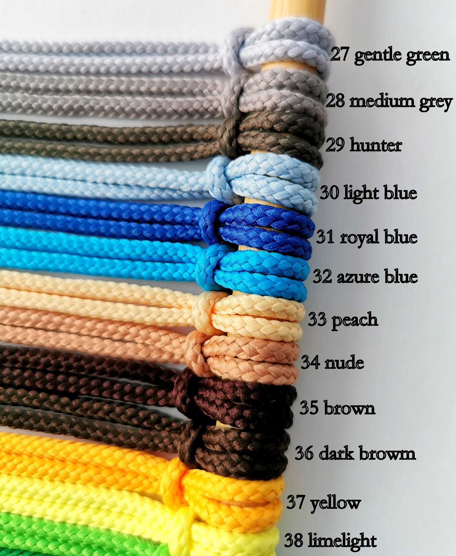 Macrame Nylon Cord 4 5 Mm Colored Polyester Rope Soft | Etsy