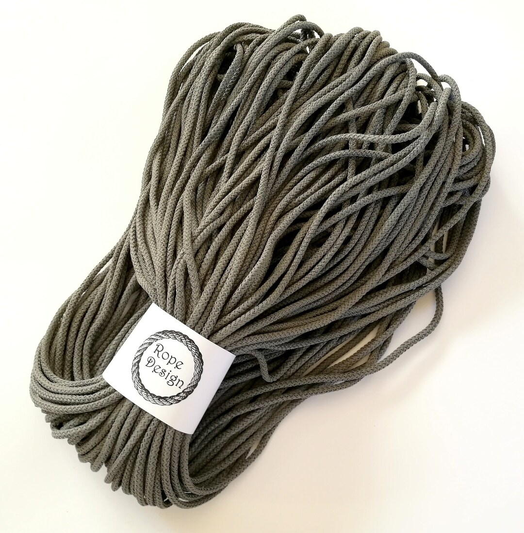 Polyester Rope, Macrame 5 Mm Cord, 100m/109yards, Braided Nylon Rope ...