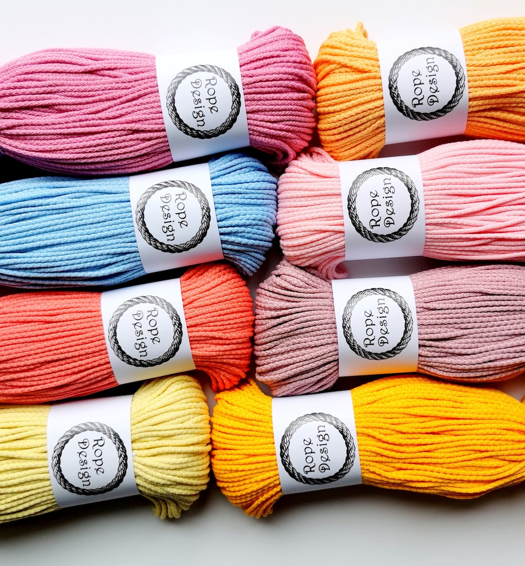 Macrame Polyester Cord 2.5 Mm Macrame Supplies Rope Yarn - Etsy