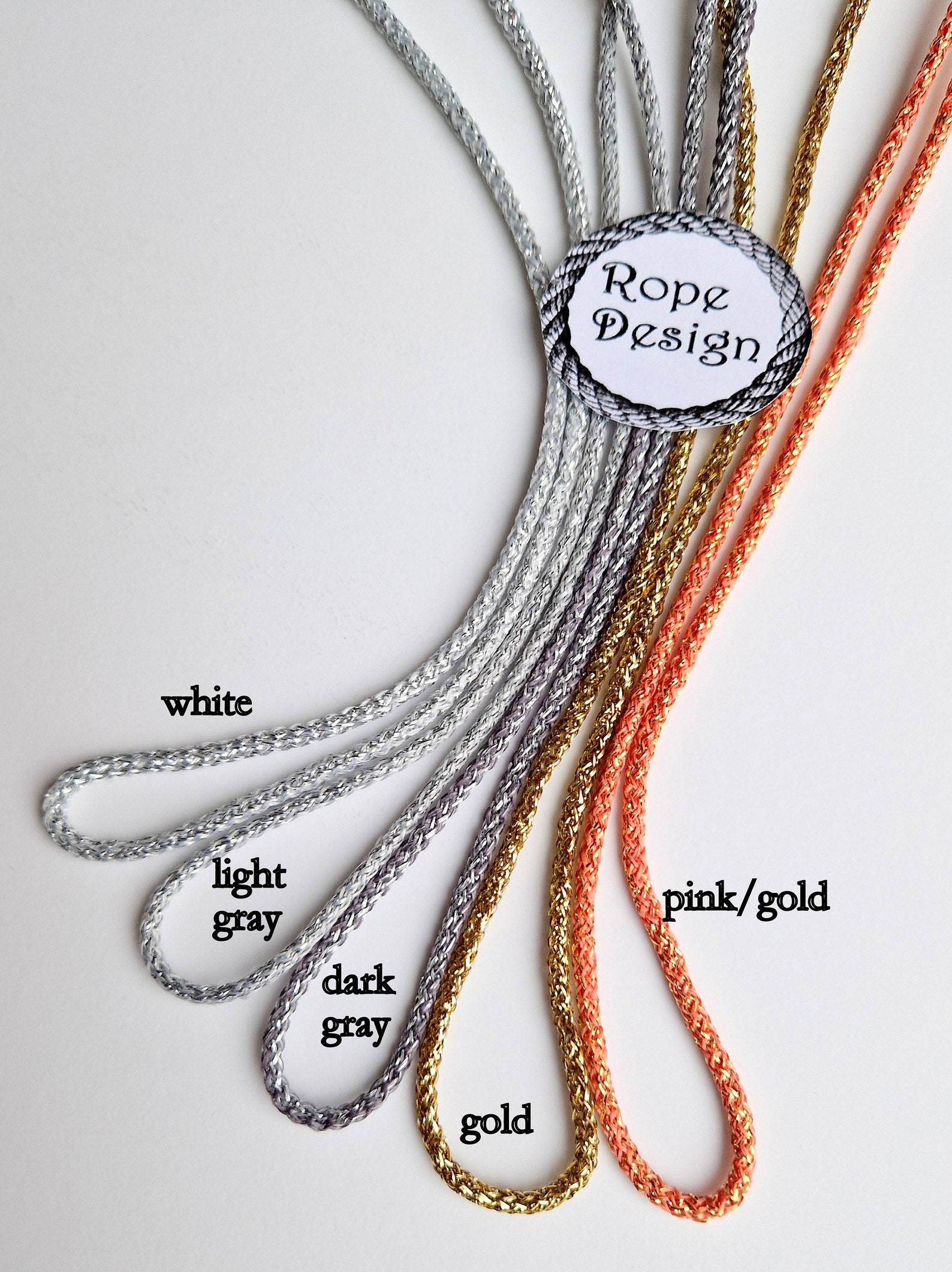 Sparkling Macrame Cord Shiny Polyester Cord Diameter 3 Mm - Etsy