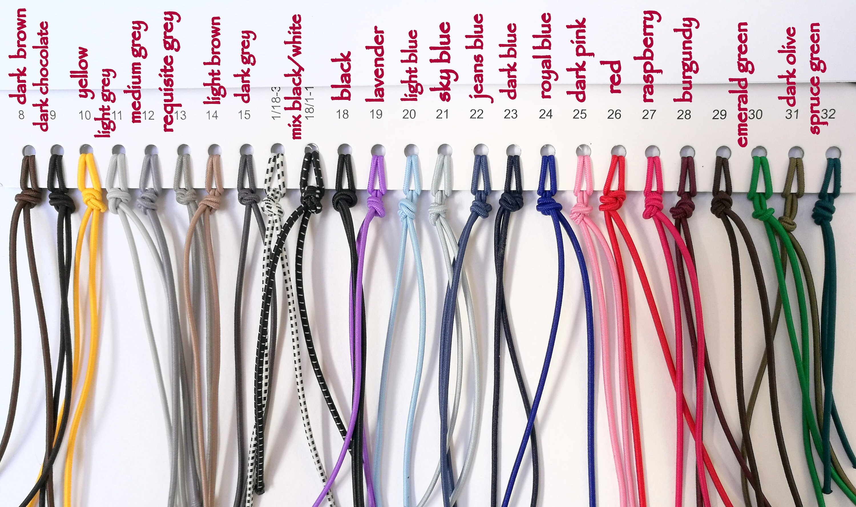 Round Elastic 1 Mm Cord String Jewelry Cord Elastic Cord - Etsy