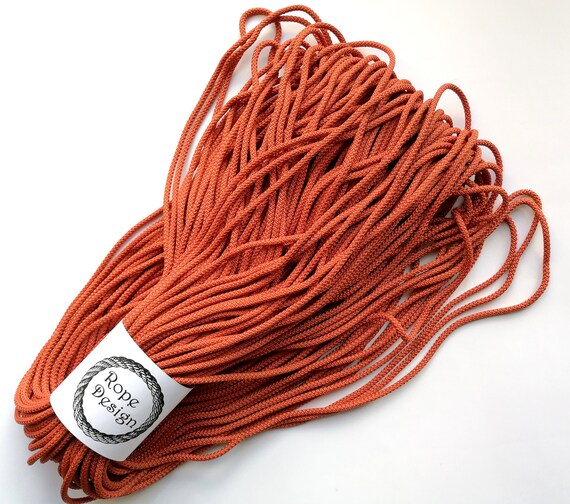 Macrame nylon cord 5 mm 100m/109yards Colored polyester | Etsy