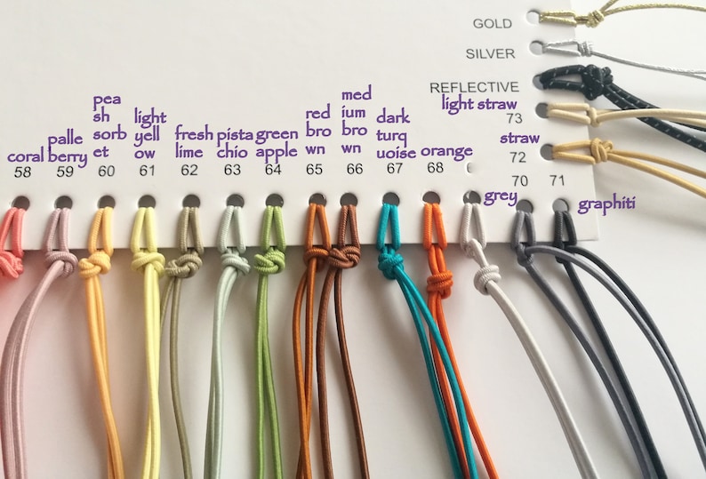 Elastic 2.5 Mm Cord String Jewelry Cord Round Elastic Cord - Etsy
