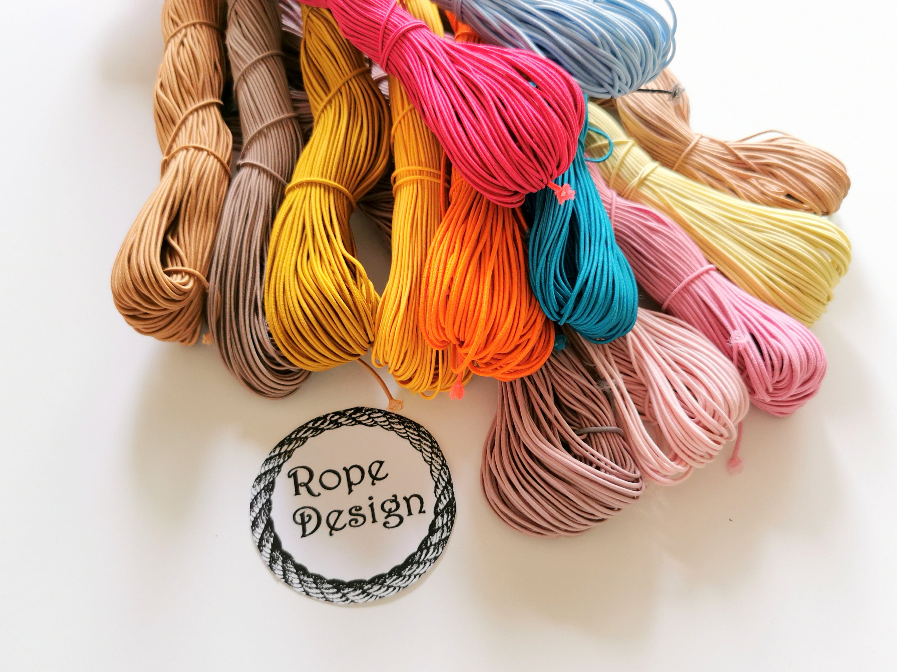 Round Elastic 1 Mm Cord String Jewelry Cord Elastic Cord - Etsy