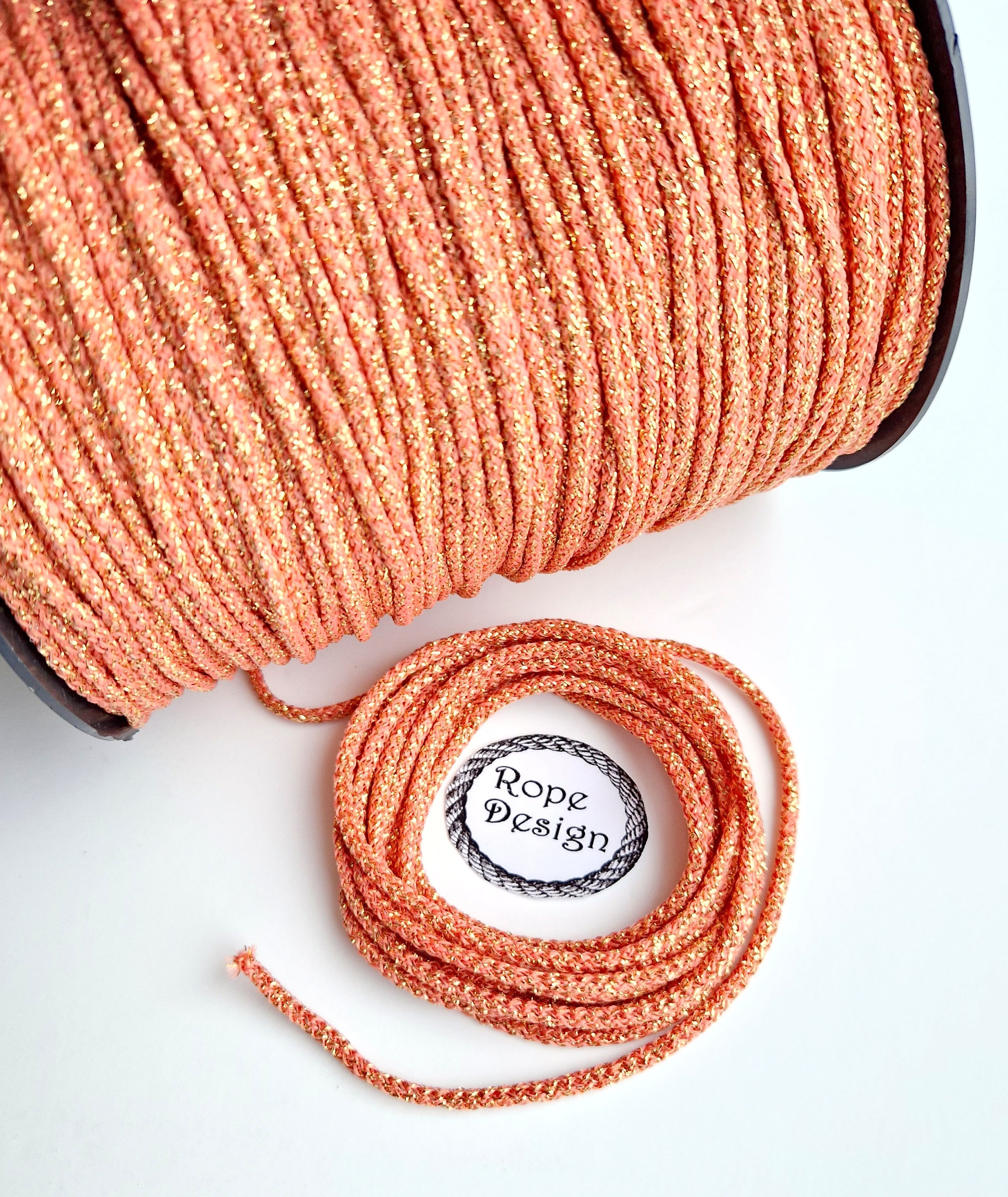 Sparkling Macrame Cord Shiny Polyester Cord Diameter 3 Mm - Etsy