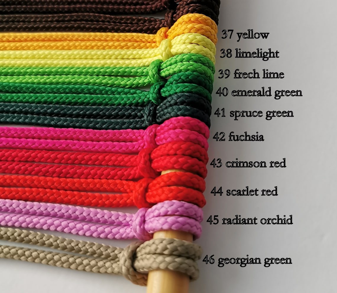 Braided Macrame Cord 2 Mm Jewelry Making Macrame Supplies - Etsy