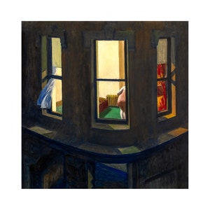 Edward Hopper, Night Windows, 1928 | Art Print | Canvas Print | Fine ...