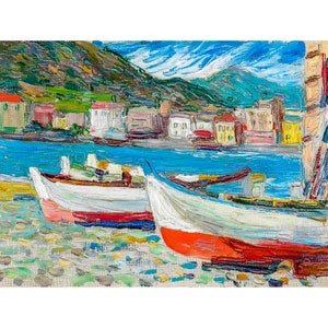 Wassily Kandinsky, Rapallo - Boats, 1905 | Art Print | Canvas Print ...