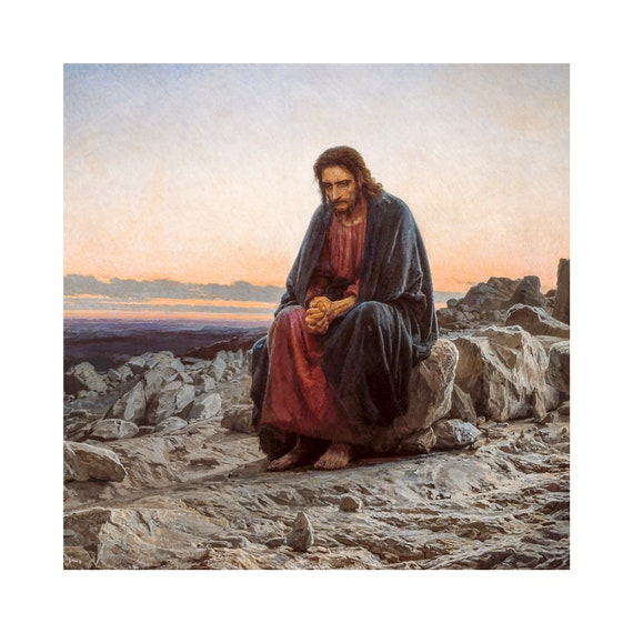 Ivan Kramskoy Christ In The Desert