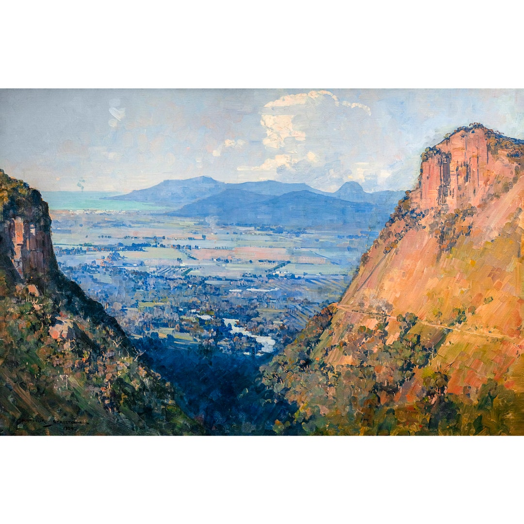 Arthur Streeton, the Barron Gorge and Sugar Plains, 1924 | Art Print ...