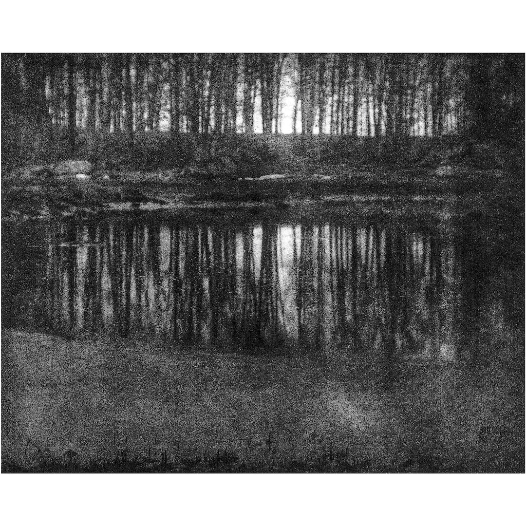 Edward Steichen, Moonlight, the Pond, 1906 | Art Print | Canvas Print ...