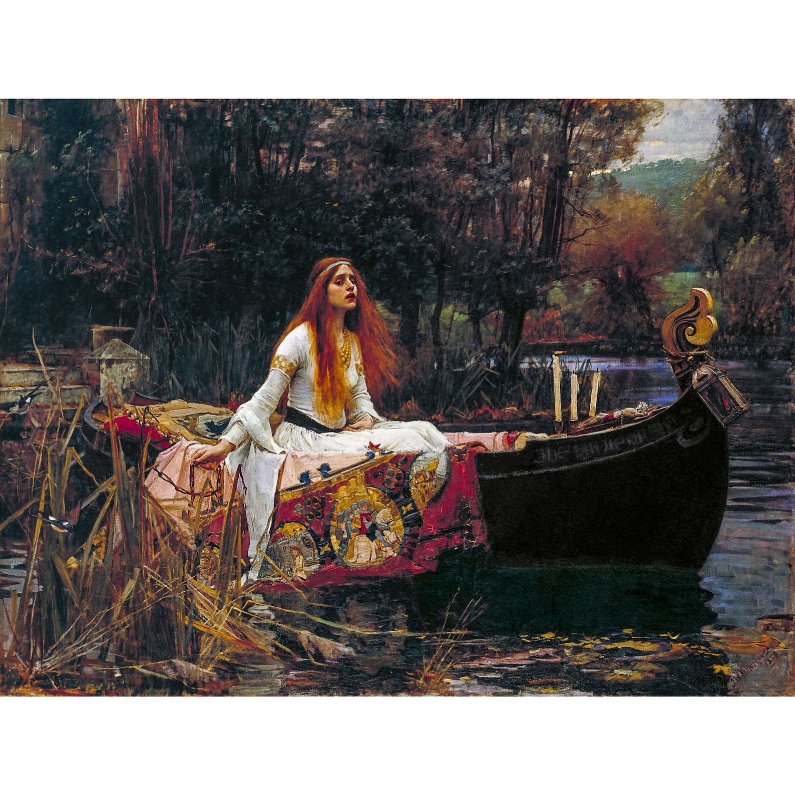 John William Waterhouse, the Lady of Shalott, 1888 | Art Print | Canvas ...