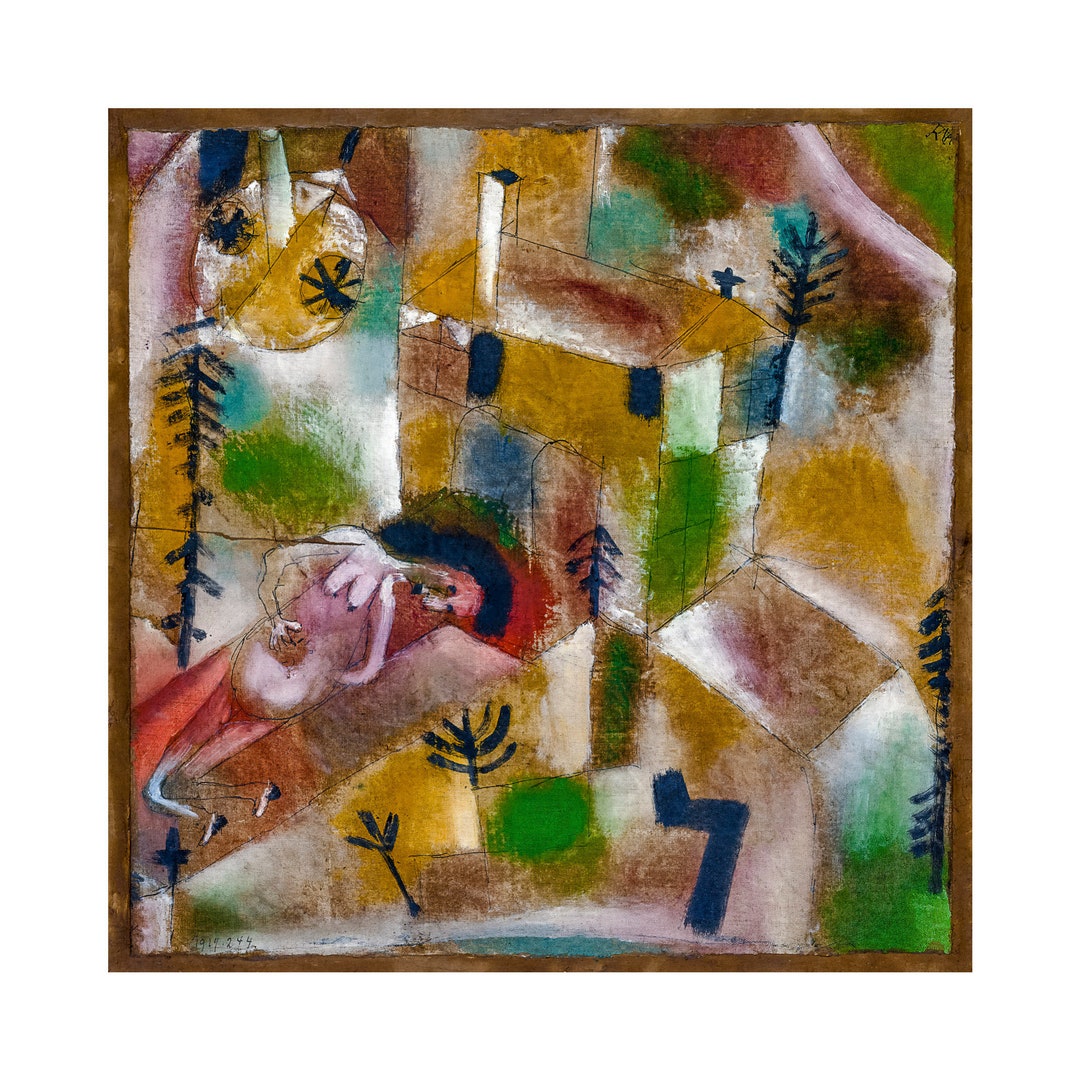 Paul Klee, Death in the Garden, Legend, 1919 Art Print Canvas Print ...