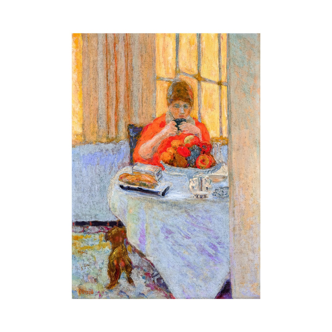 Pierre Bonnard, Breakfast, Le Petit Déjeuner, 1917 | Art Print | Canvas ...