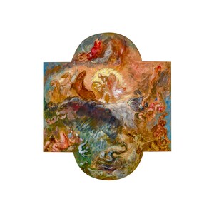 Eugène Delacroix, Apollo Slays Python, 1850 | Art Print | Canvas Print ...