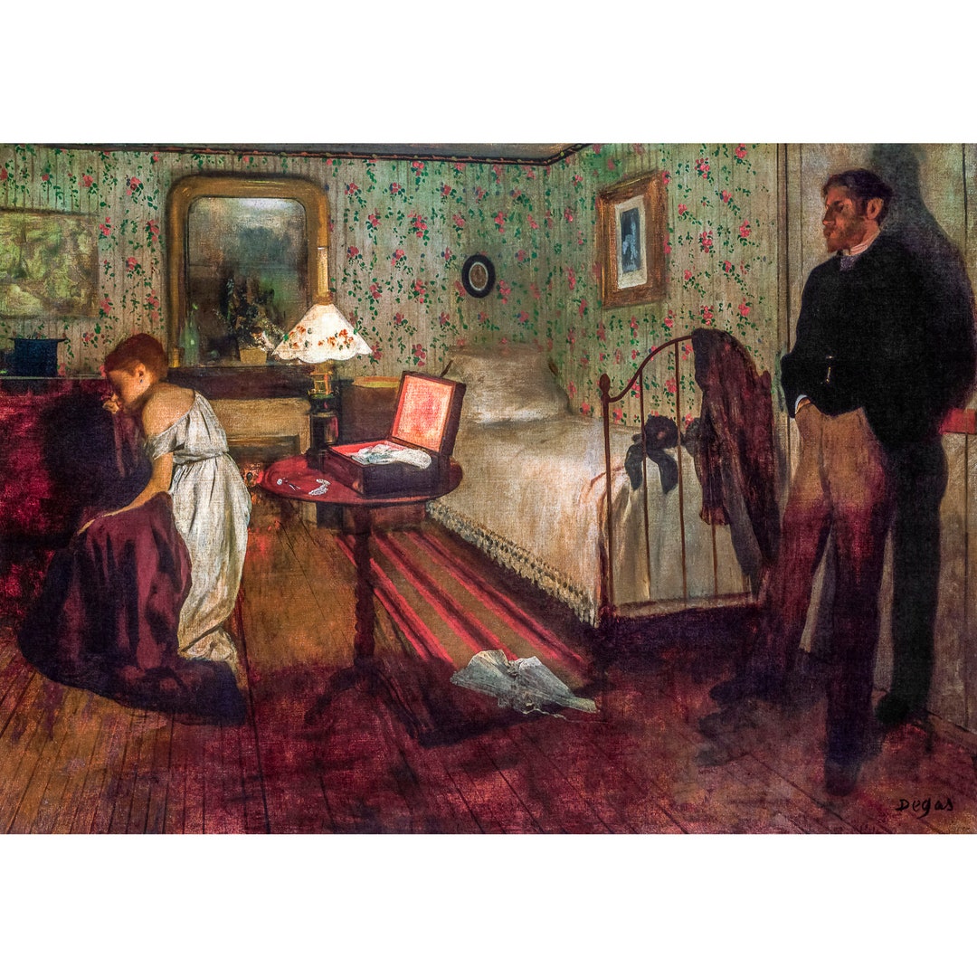 Edgar Degas, Interior, 1869 | Art Print | Canvas Print | Fine Art ...