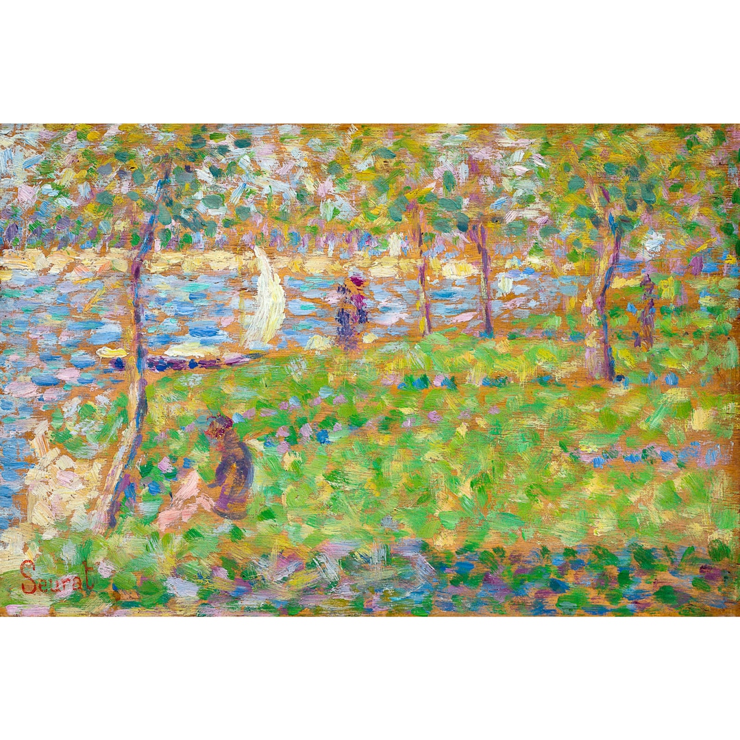 Georges Seurat, Study for La Grande Jatte, 1885 | Art Print | Canvas ...