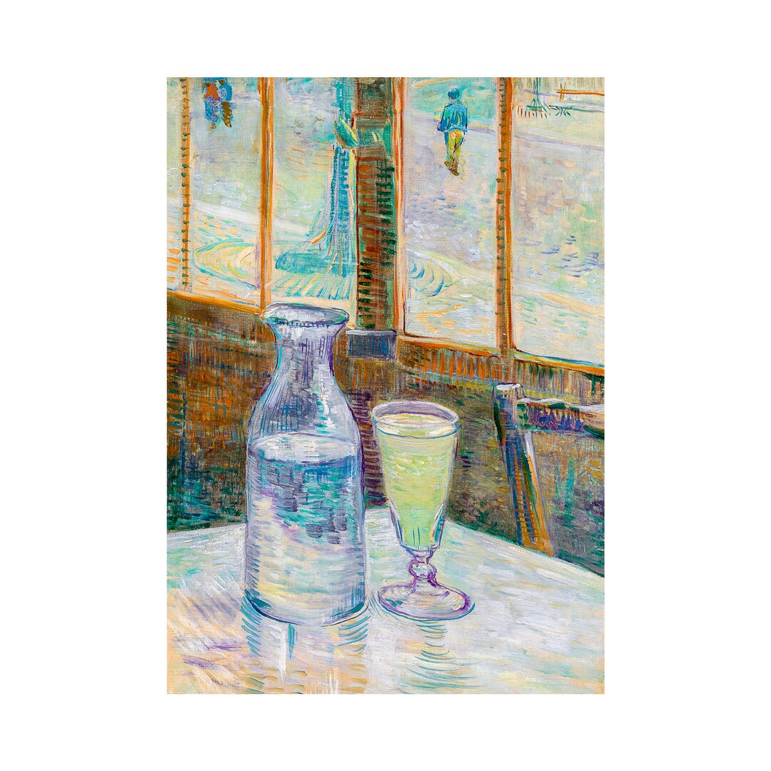Van Gogh, Café Table With Absinth, 1887 | Art Print | Canvas Print ...