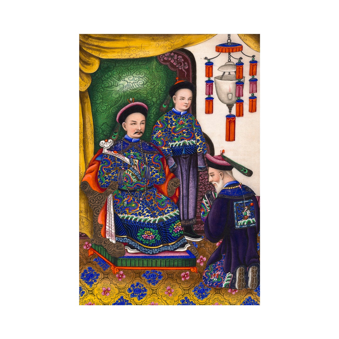 Qing Dynasty, 1890 | Art Print | Canvas Print | Fine Art Poster | Art ...