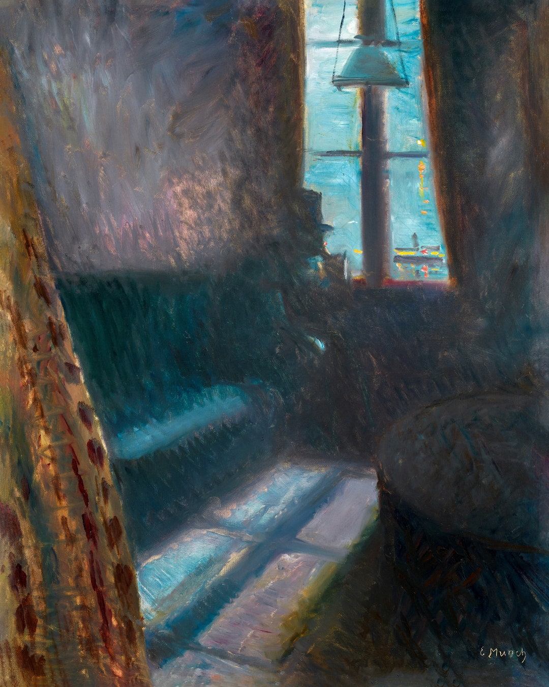 Edvard Munch Night in Saint-cloud 1890 Art Print Canvas - Etsy