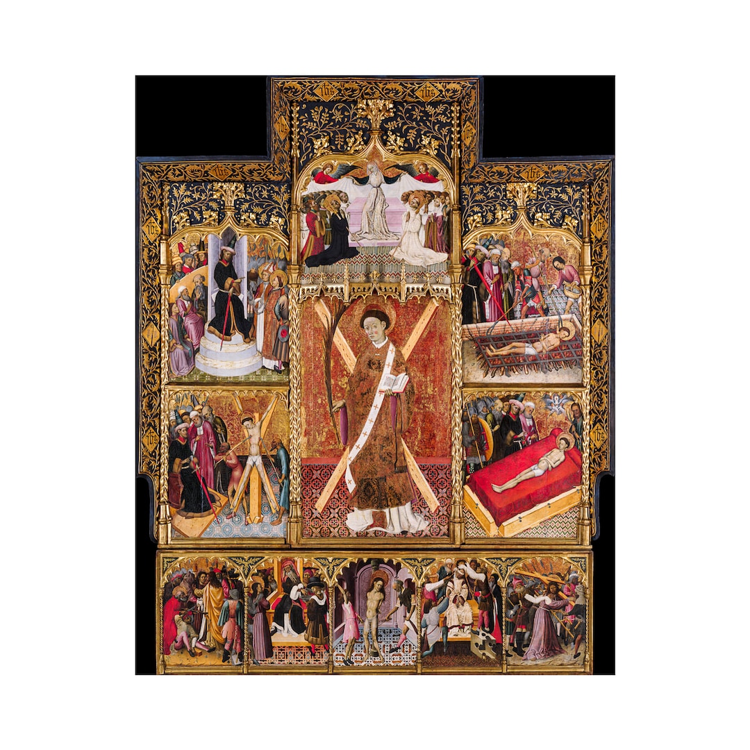 Bernat Martorell, Altarpiece of Saint Vincent, 1440 | Art Print ...