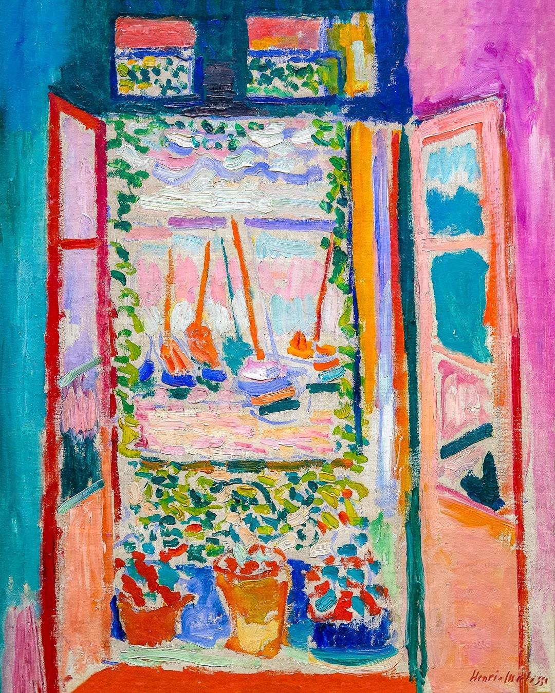 Henri Matisse Open Window Collioure 1905 Art Print - Etsy