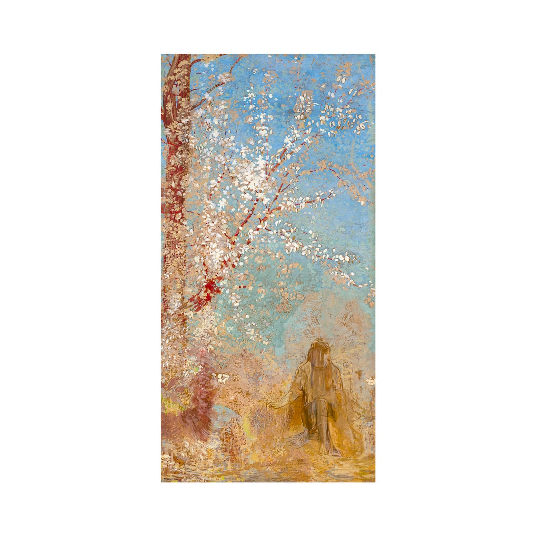 Odilon Redon, the Red Tree, 1905 | Art Print | Canvas Print | Fine Art ...