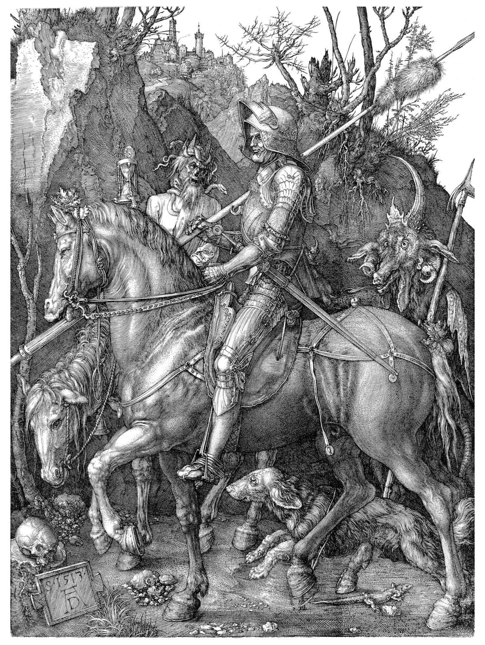 Albrecht Dürer Knight Death and the Devil 1513 Art Print - Etsy