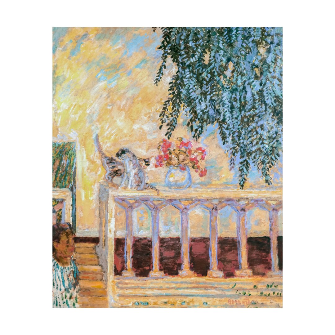 Pierre Bonnard, Cats on the Railing, 1909 | Art Print | Canvas Print ...