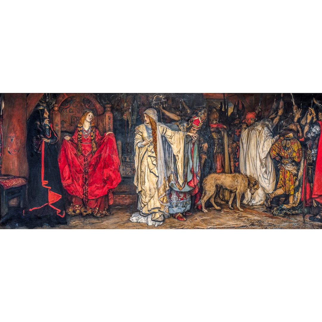 Edwin Austin Abbey, King Lear, Act I, Scene I, 1898 | Art Print | Canvas Print | Fine Art Poster ...