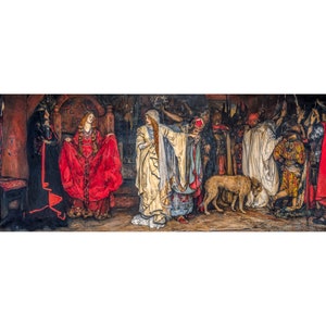 Edwin Austin Abbey, King Lear, Act I, Scene I, 1898 | Art Print | Canvas Print | Fine Art Poster ...