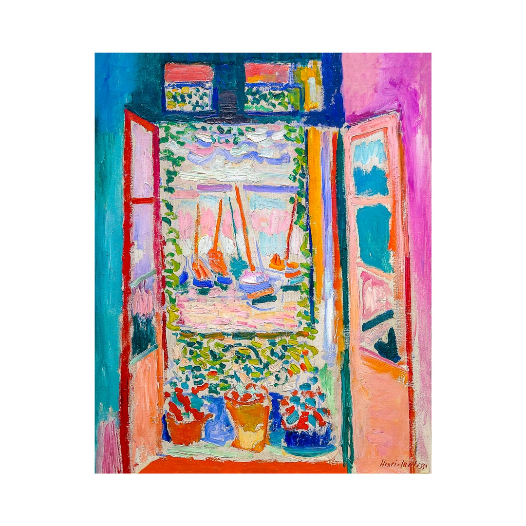Henri Matisse, Open Window, Collioure, 1905 | Art Print | Canvas Print ...