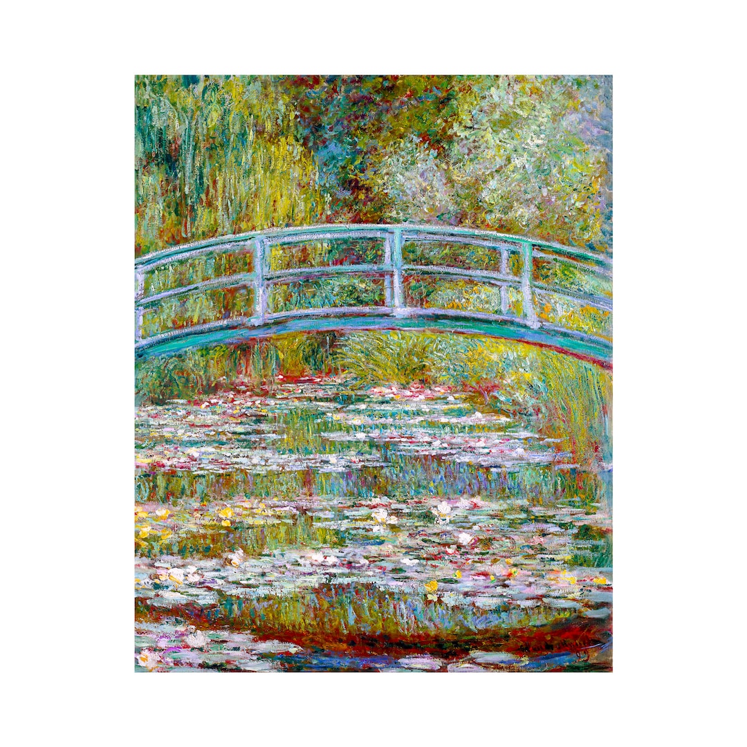 Claude Monet, Bridge Over a Pond of Water Lilies, 1899 | Art Print ...