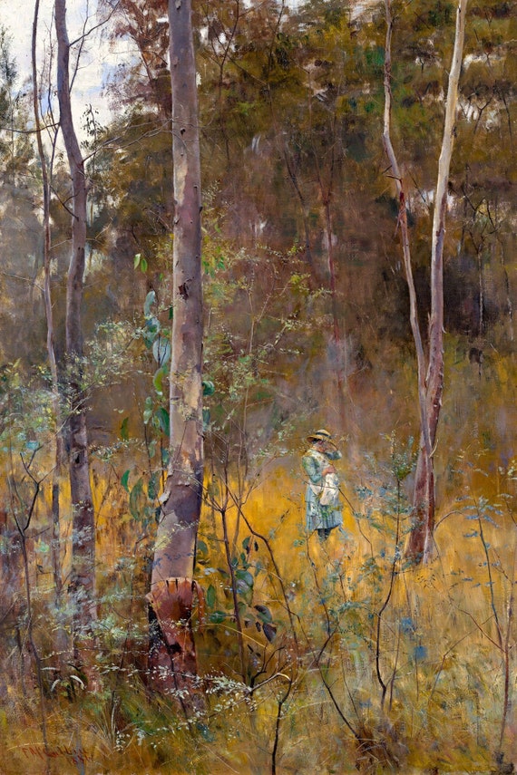 Frederick Mccubbin Lost 1886 Art Print Canvas Print | Etsy
