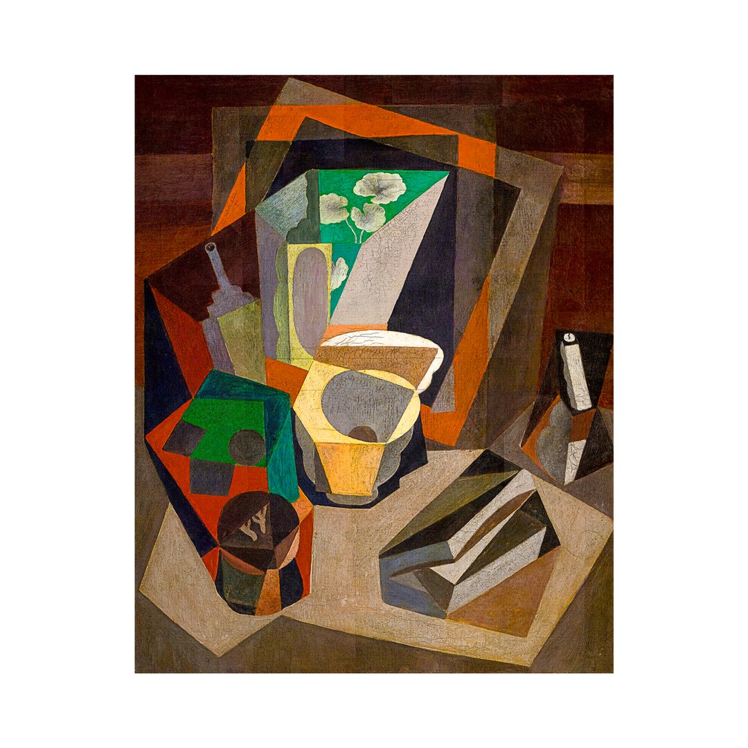 Diego Rivera, Still Life With Utensils, 1917 | Art Print | Canvas Print ...