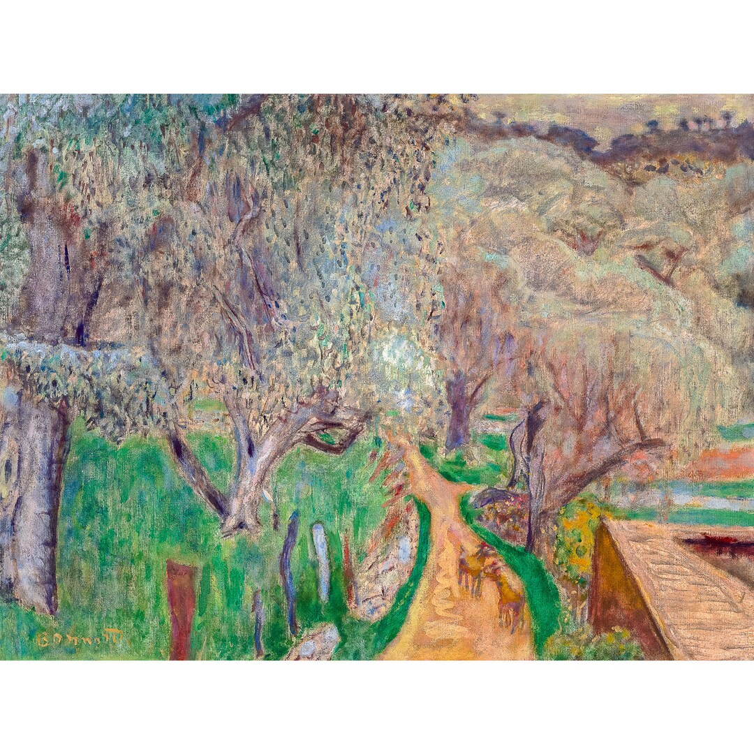 Pierre Bonnard, Olive Trees at Cagnes, Paysage Clair Ou Oliviers à ...