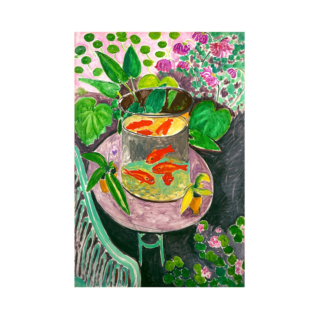 Henri Matisse, the Goldfish, 1912 | Art Print | Canvas Print | Fine Art ...
