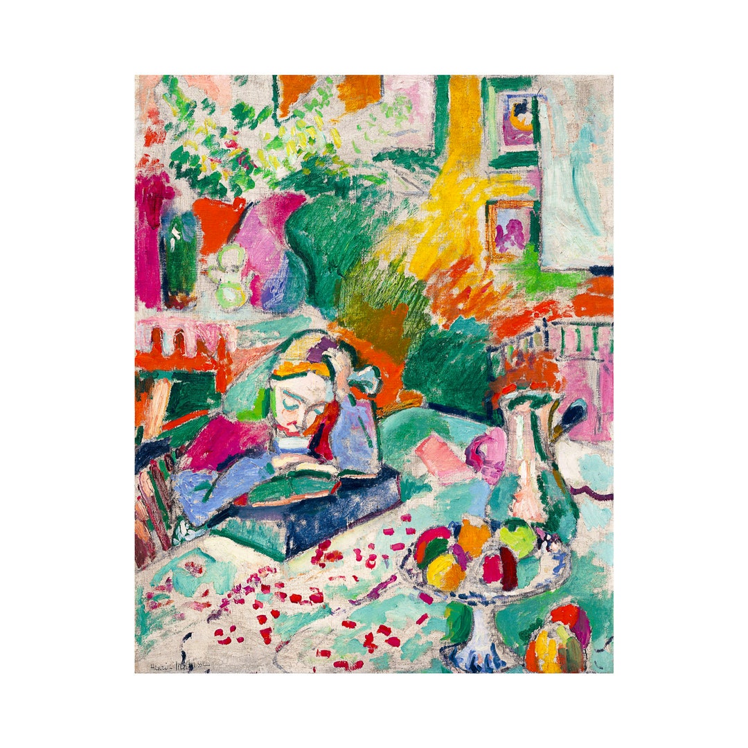 Henri Matisse, Interior With a Young Girl, Girl Reading, 1906 | Art ...