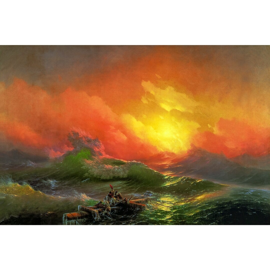 Ivan Aivazovsky, the Ninth Wave, 1850 | Art Print | Canvas Print | Fine ...