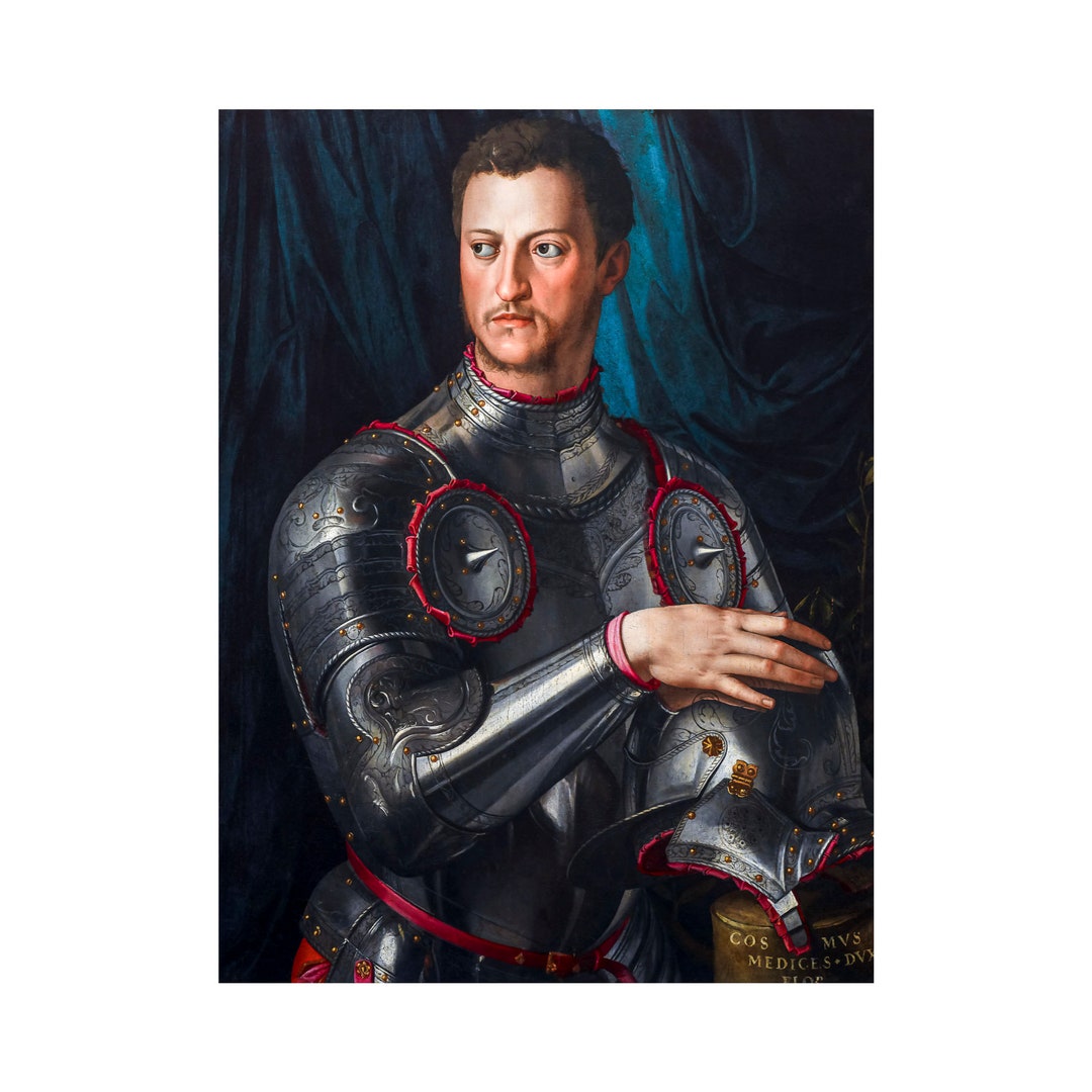 Bronzino, Cosimo I De' Medici in Armour, 1545 | Art Print | Canvas ...