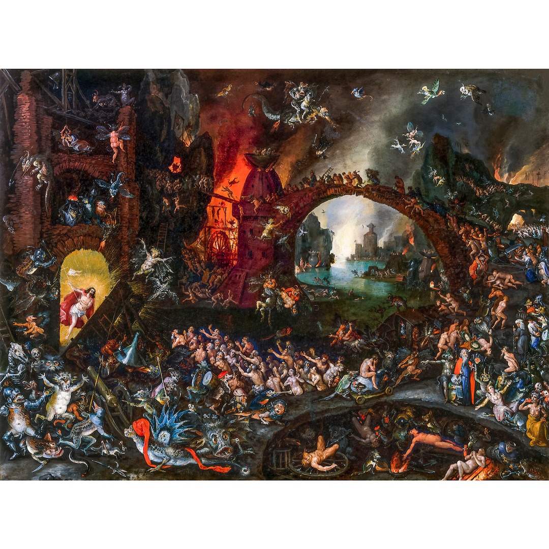 Jan Brueghel the Elder, Christ in Limbo, 1593 | Art Print | Canvas ...