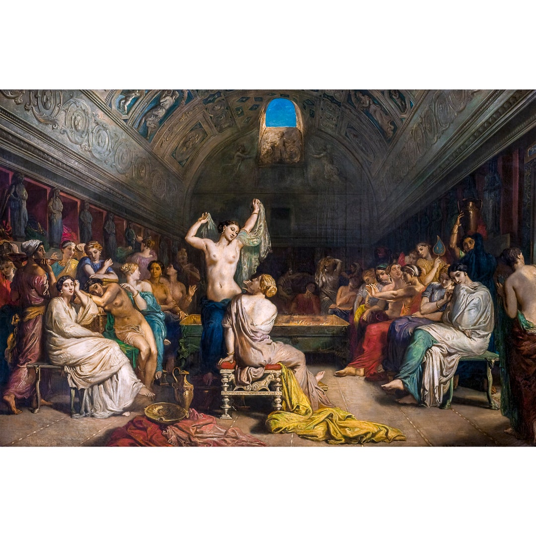 Théodore Chassériau, the Tepidarium, 1853 | Art Print | Canvas Print ...