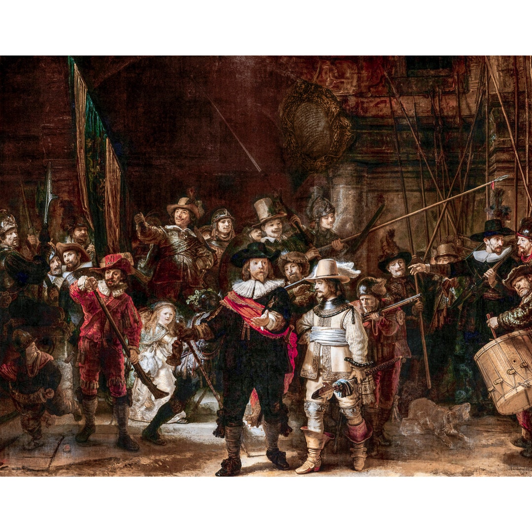Rembrandt, the Night Watch, 1642 | Art Print | Canvas Print | Fine Art ...