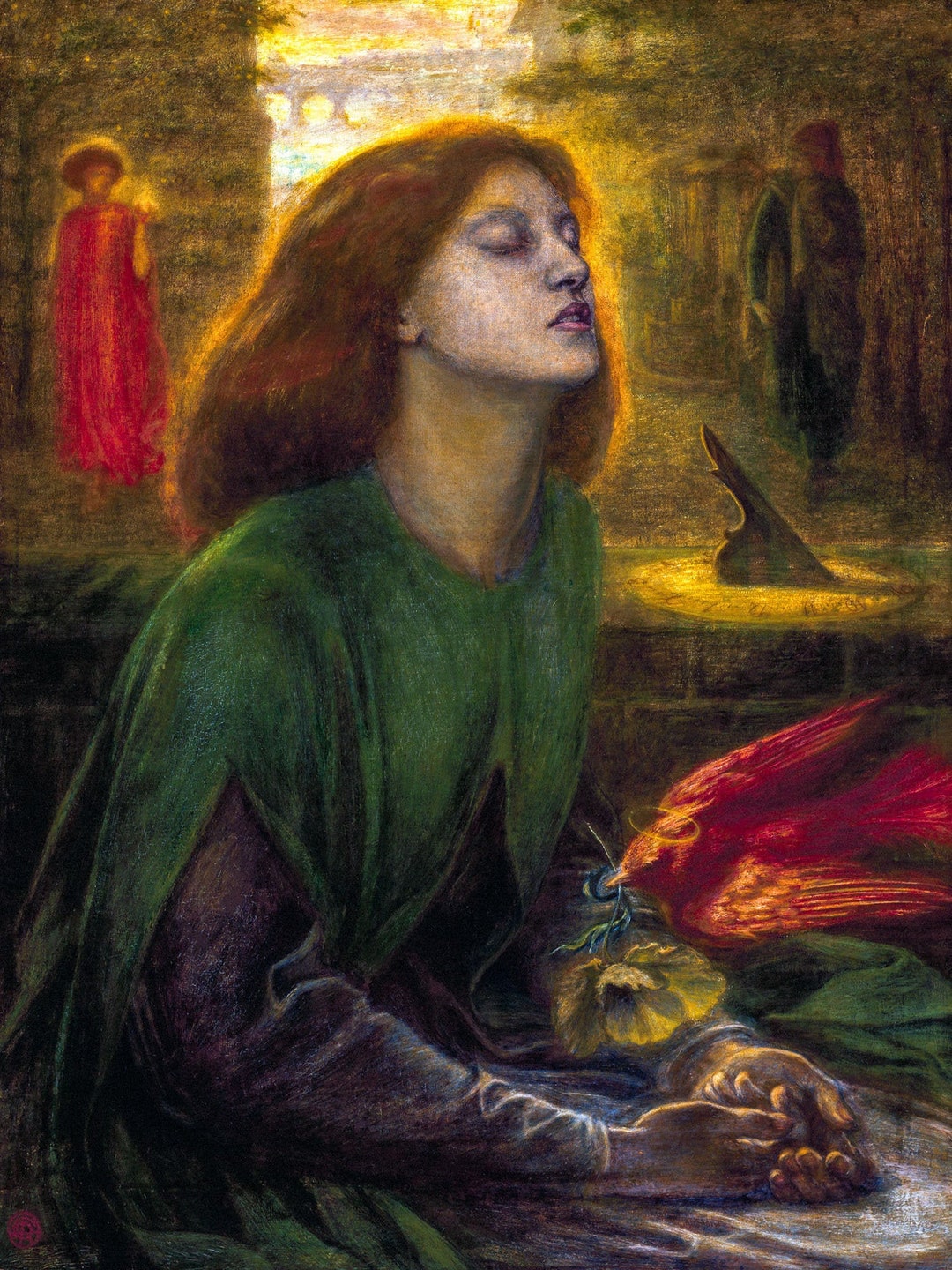 Dante Gabriel Rossetti Beata Beatrix 1870 Art Print - Etsy